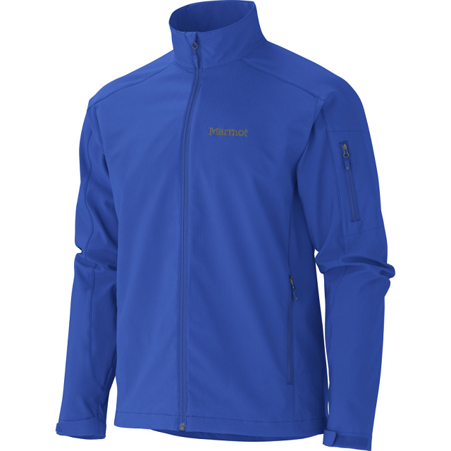 全新The Marmot Men Approach Jacket SoftShell (M3)-藍色L號 - 登山補給站